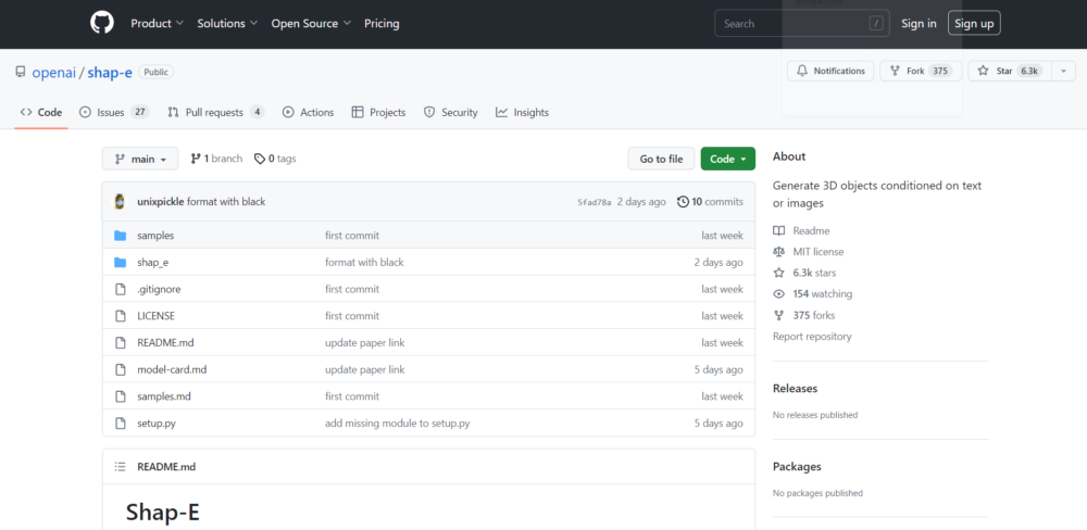 OpenAI「Shap-E」徹底解説：3Dオブジェクト生成AI【機能・料金価格・インストール・使い方】 | Reinforz Insight